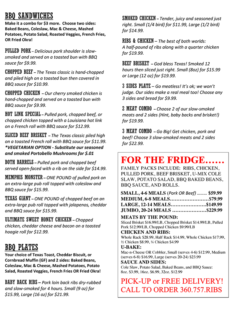 BBQ Catering | Barbecue Caterer | Double Barrel BBQ | Seattle Area